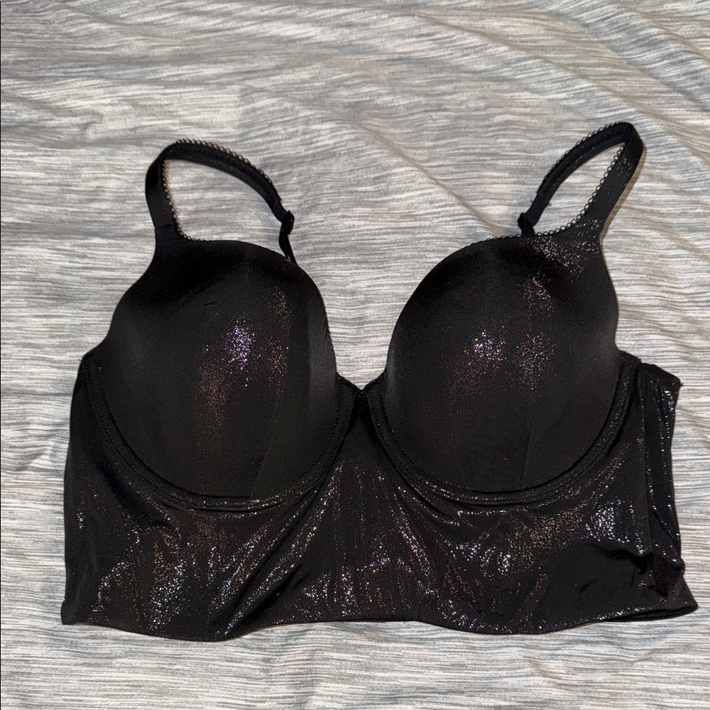 Victoria's Secret Shimmering Black Bra - Gem